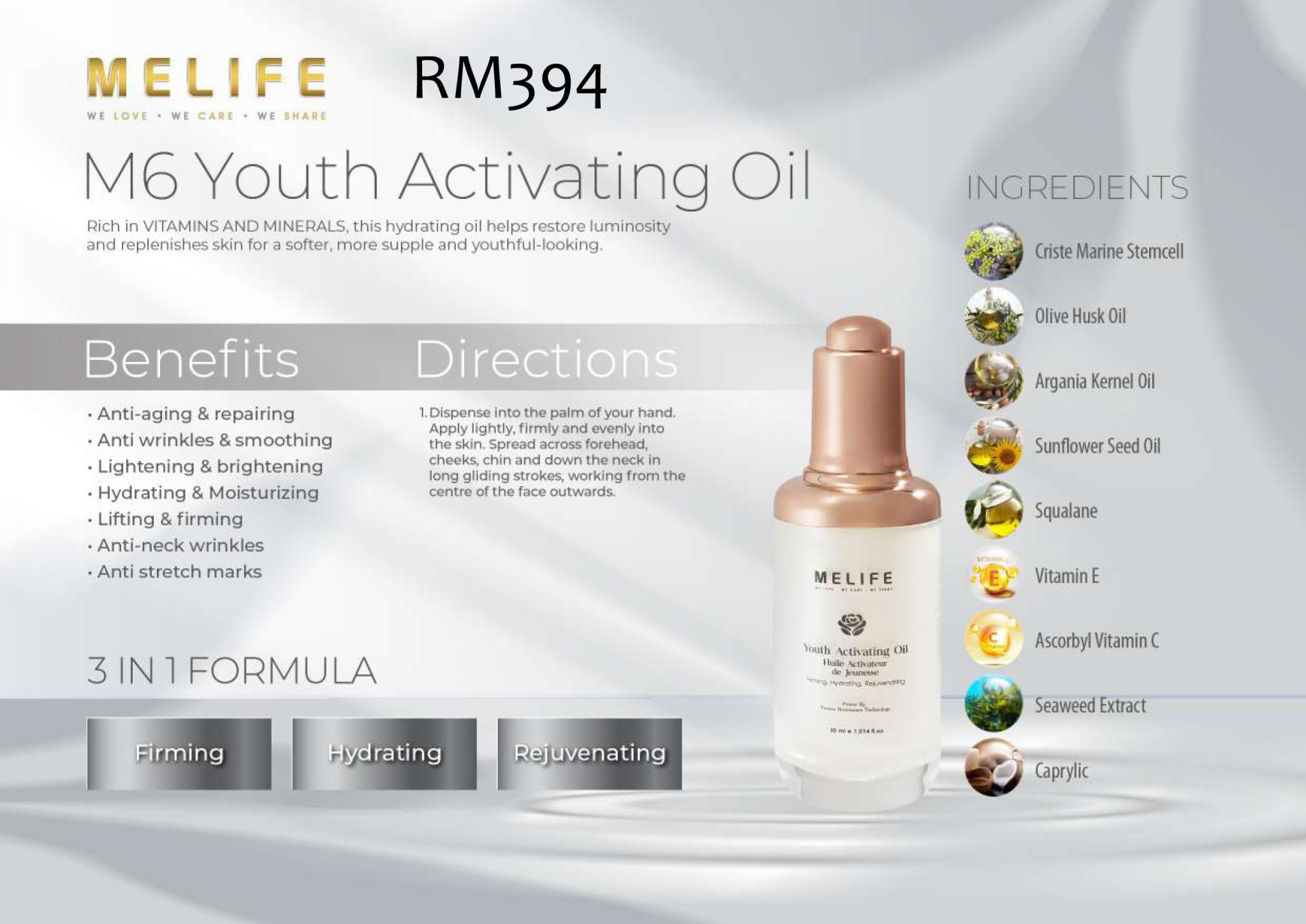 M6 Melife Youth activiting oil – Carrie's Collections